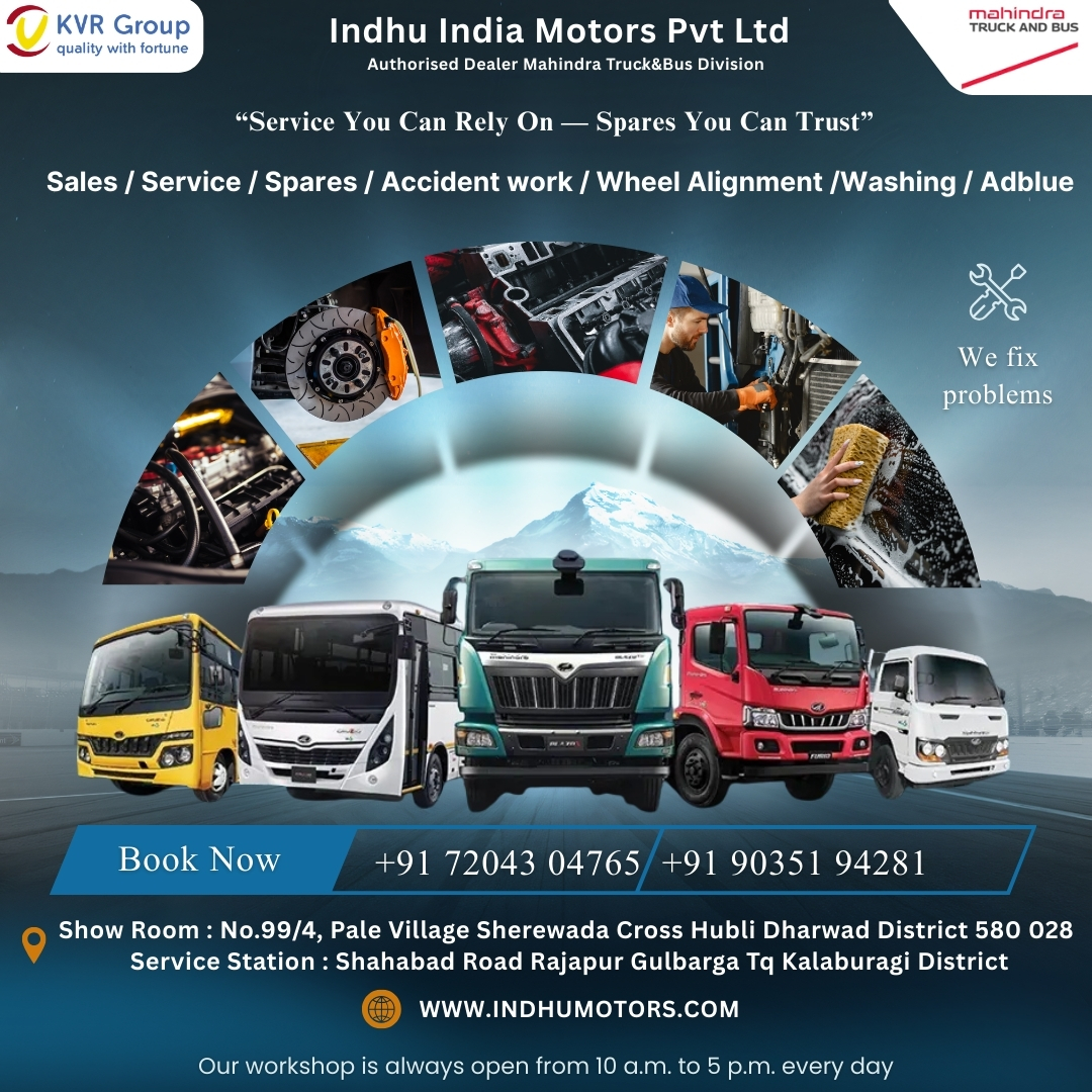 Reliable Truck & Bus Maintenance: Mahindra Service Center in Gulbarga ...